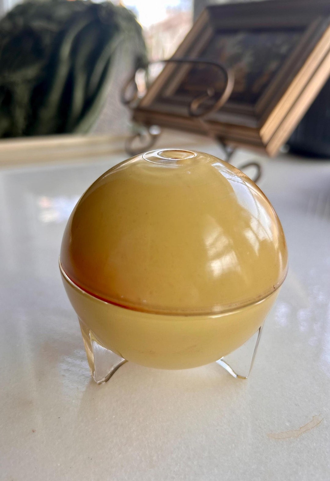 Vintage 1930s Deco Apple Blossom Perfume Holder Glass Sphere - Etsy