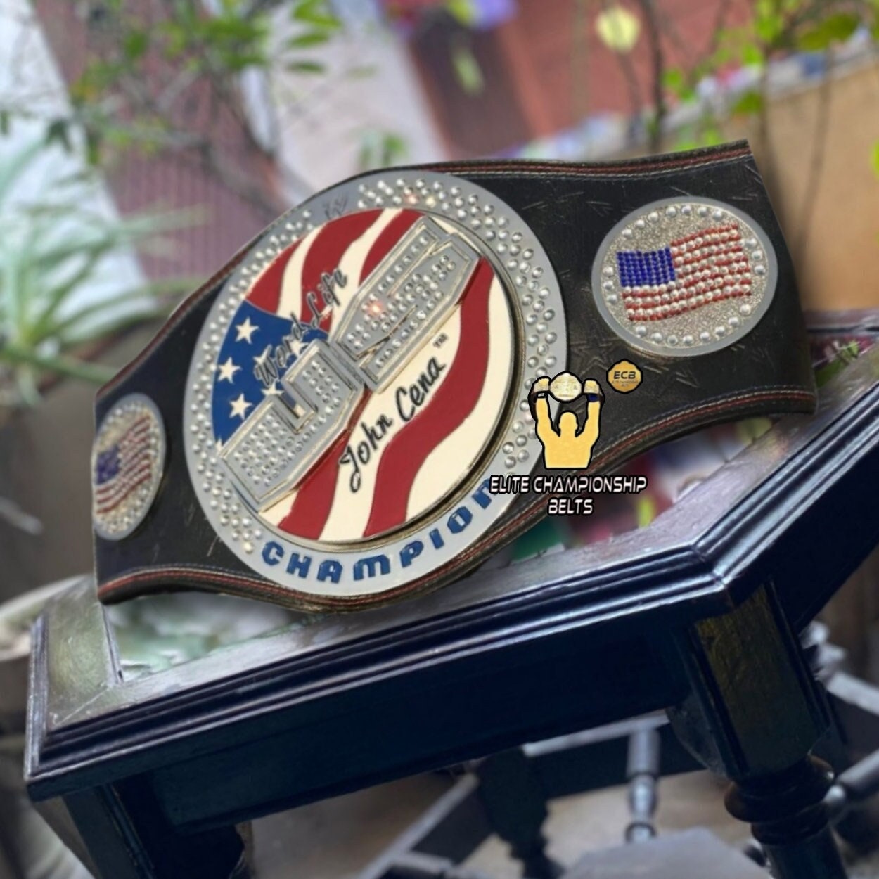 New US Spinner Universal Championship Black Hand-tooled Heavyweight ...