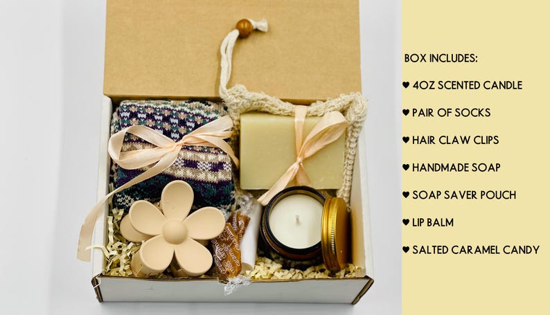 Hug in A Box, Thinking of You Box, Encouragement Gift, Hygge Gift Box ...