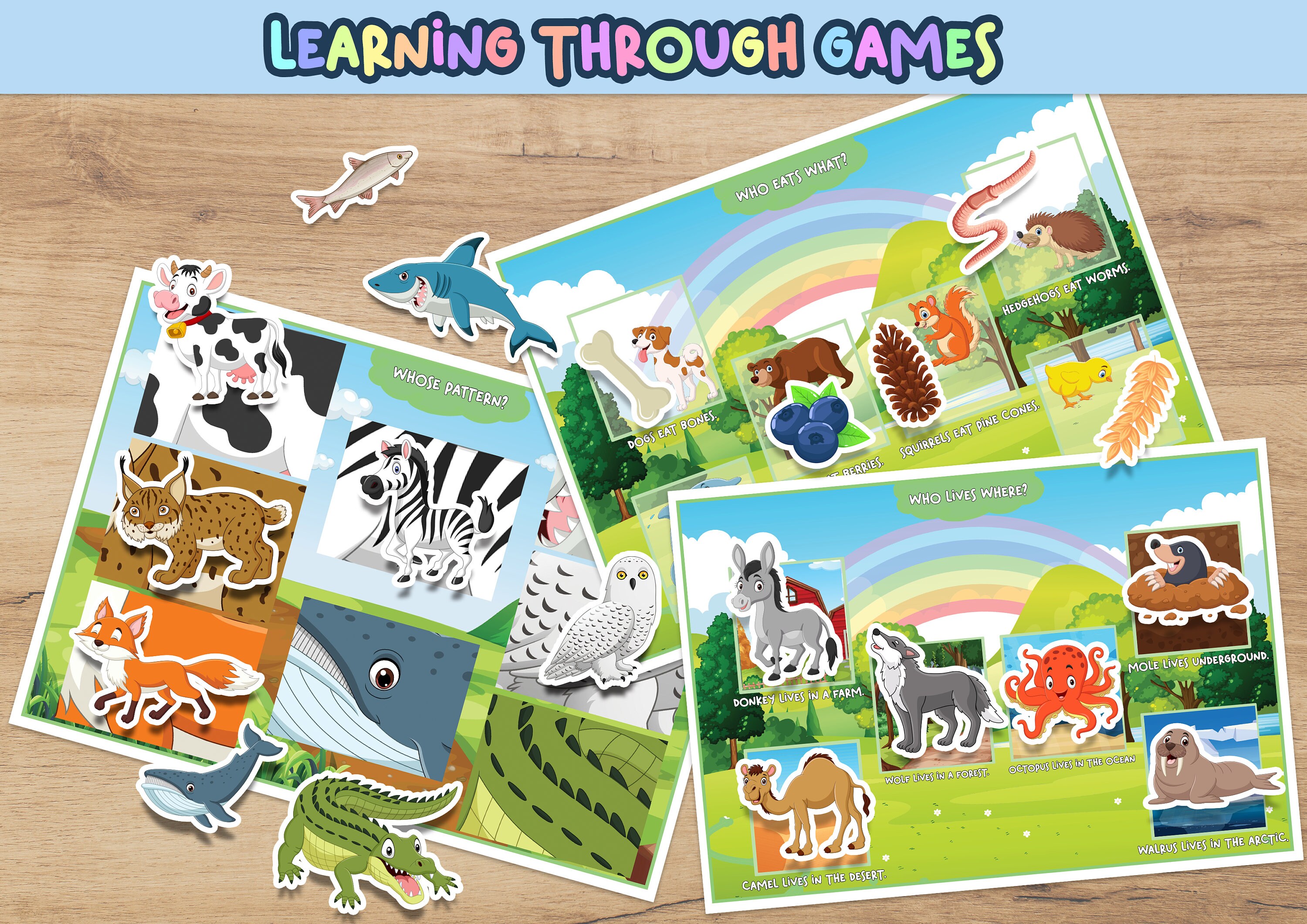 Animals Busy Book Printable - Etsy