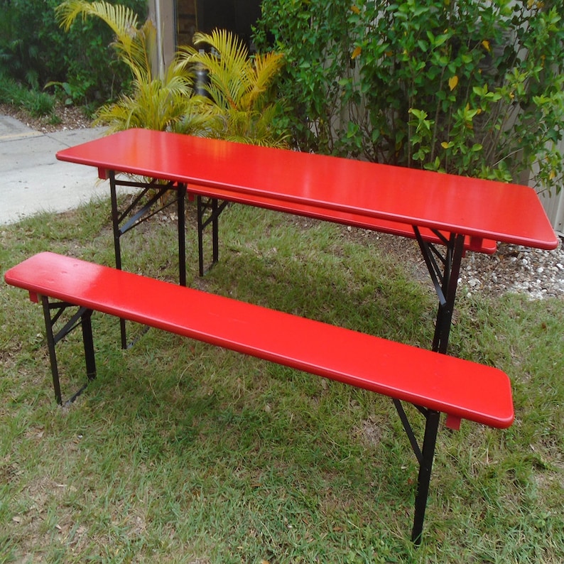 German Made Beer Garden Tables and Benches *standard Table" - Etsy
