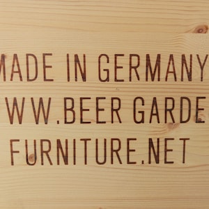 German Made Beer Garden Tables and Benches *wider Table" - Etsy