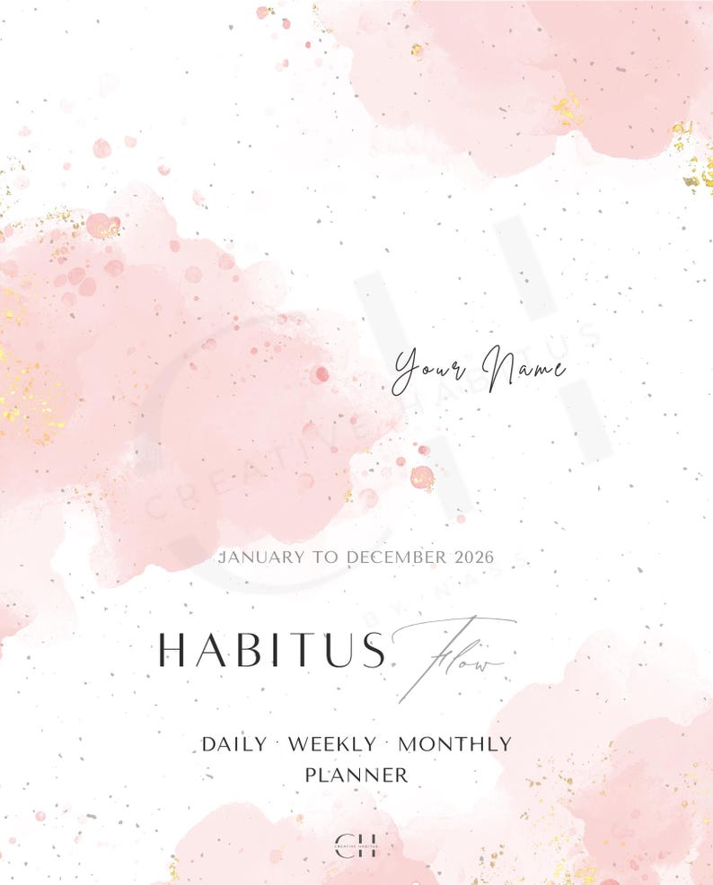 2026 Daily Planner | Personalized Minimal Agenda, Intentional Living ...