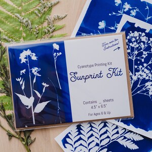 Sunprint Kit Cyanotype Printing DIY Blueprints - Etsy