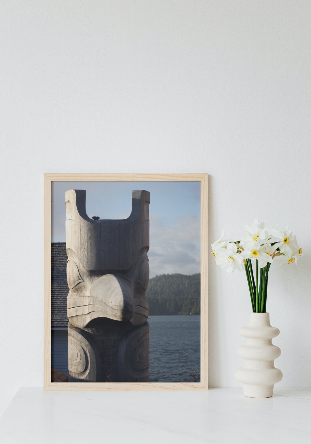 Totem Pole Poster | DIGITAL DOWNLOAD PRINT | Canada Travel Print ...
