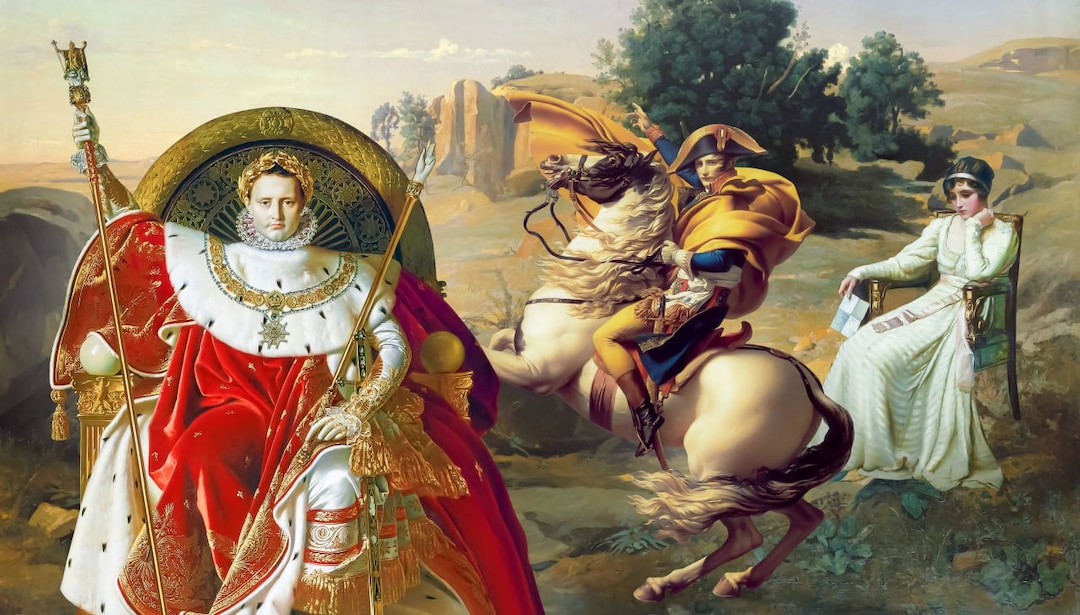 Distracted Napoleon Neoclassical Style Print - Etsy