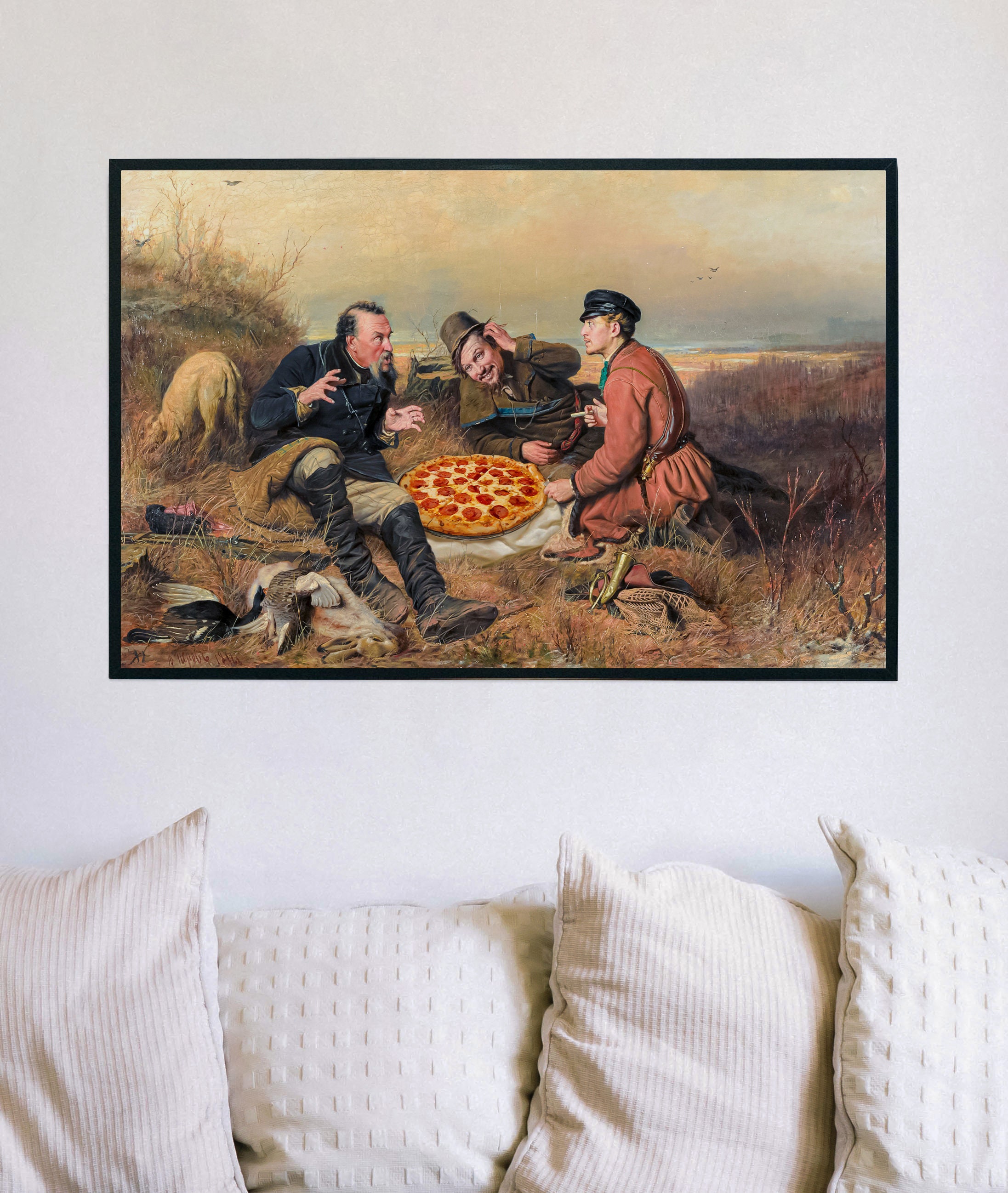 Classic Home Decor Meme Print Painting, History Meme Print, Restaurant ...