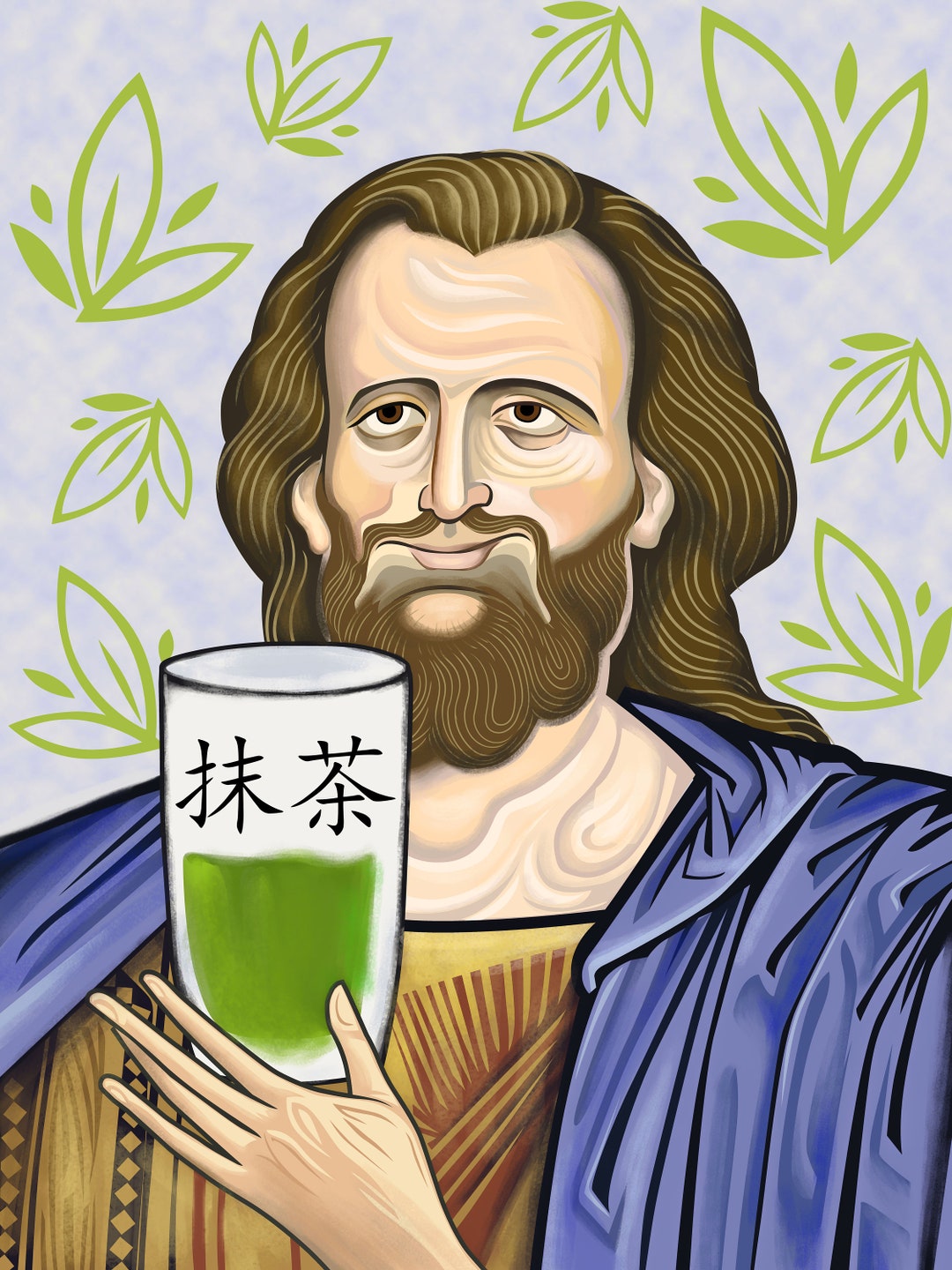 Leonardo Dicaprio Cheers With a Cup of Matcha Medieval Meme Version ...