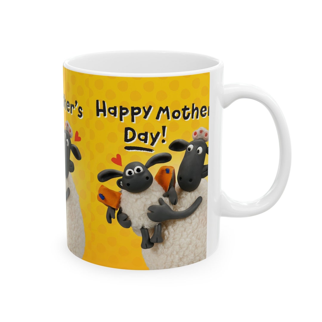 Shaun the Sheep Mothers Day Ceramic Mug, 11oz - Etsy