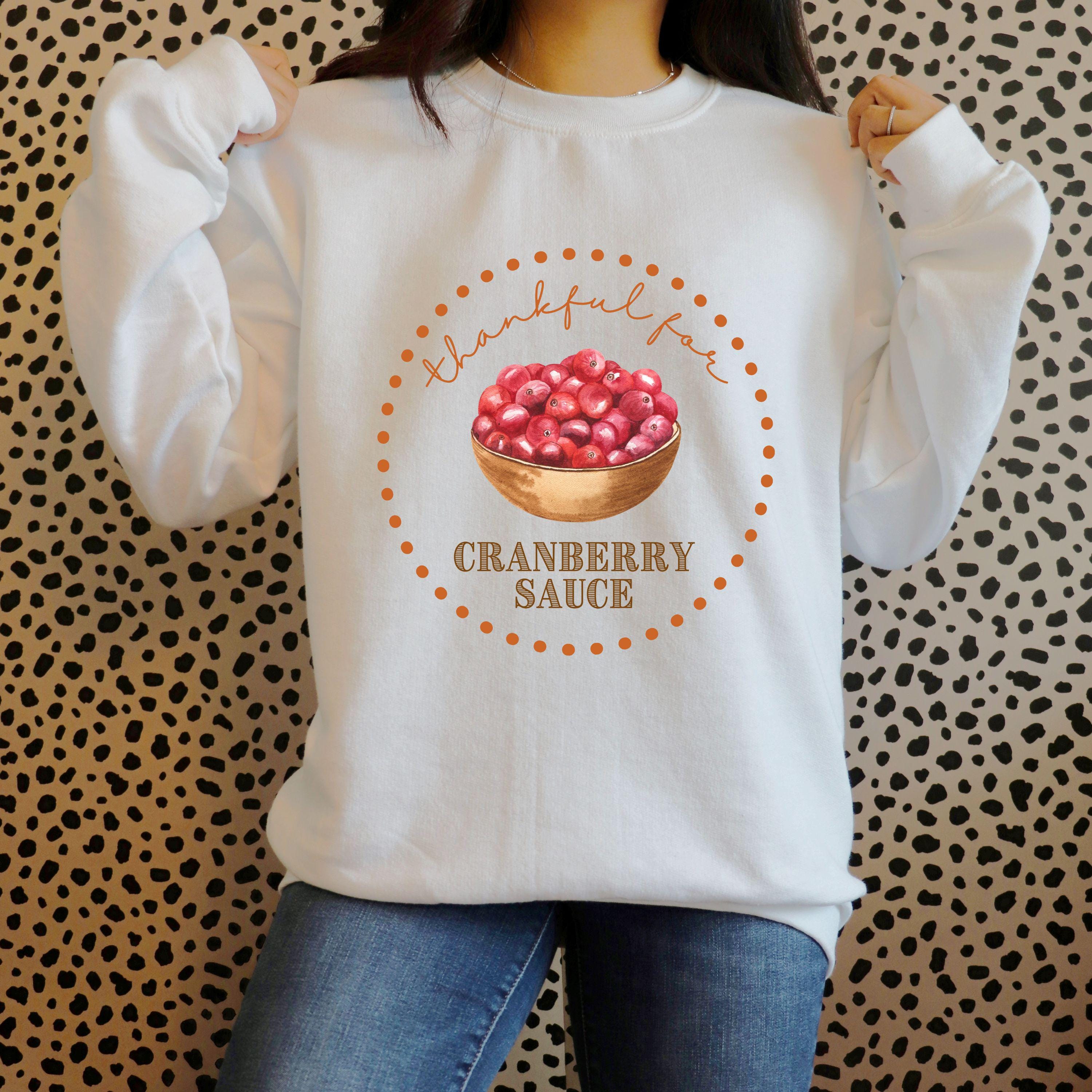 Thankful for Cranberry Sauce Thanksgiving Digital Download Png Jpeg Pdf ...