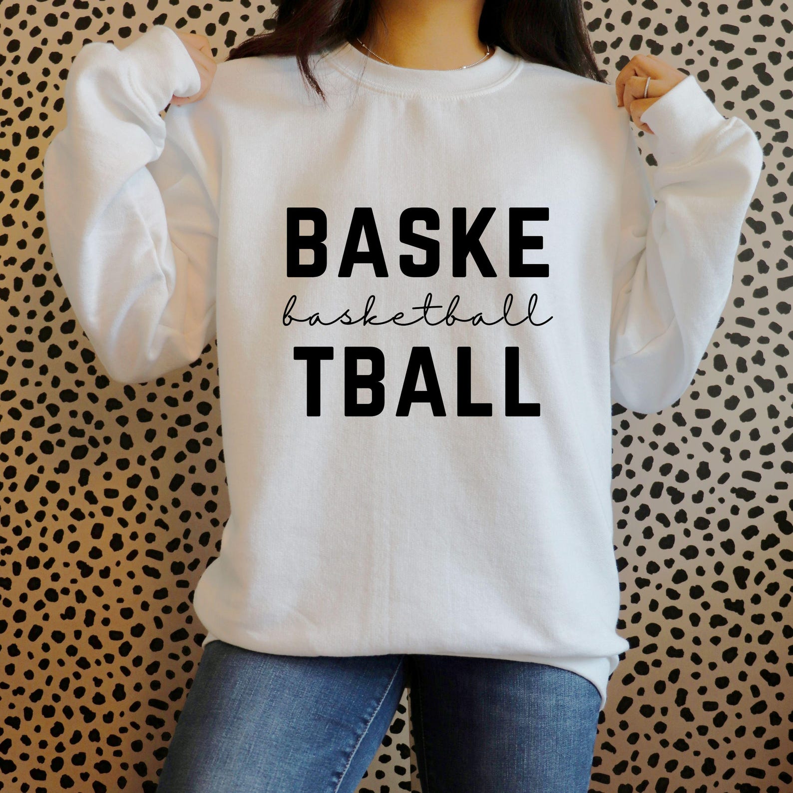 Basketball Wording W/ Cursive Basketball in the Middle Digital Download ...