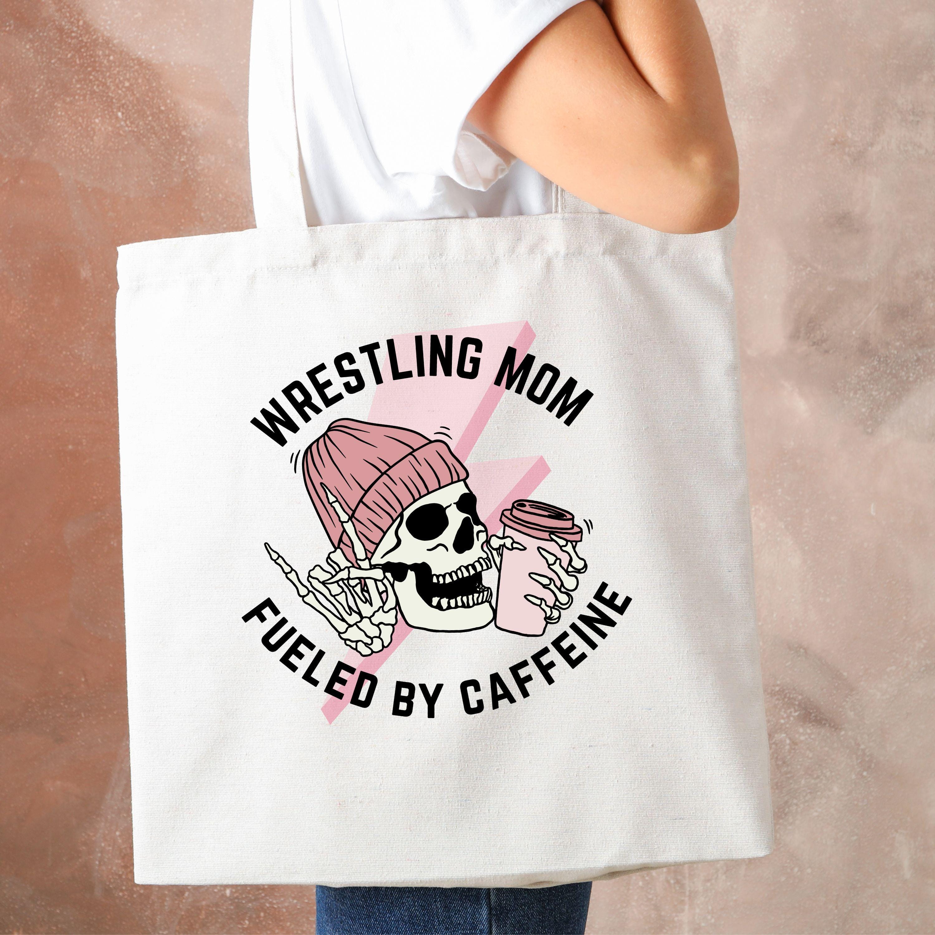 Wrestling Mom Fueled by Caffeine Skull Digital Download Png Jpeg Pdf ...