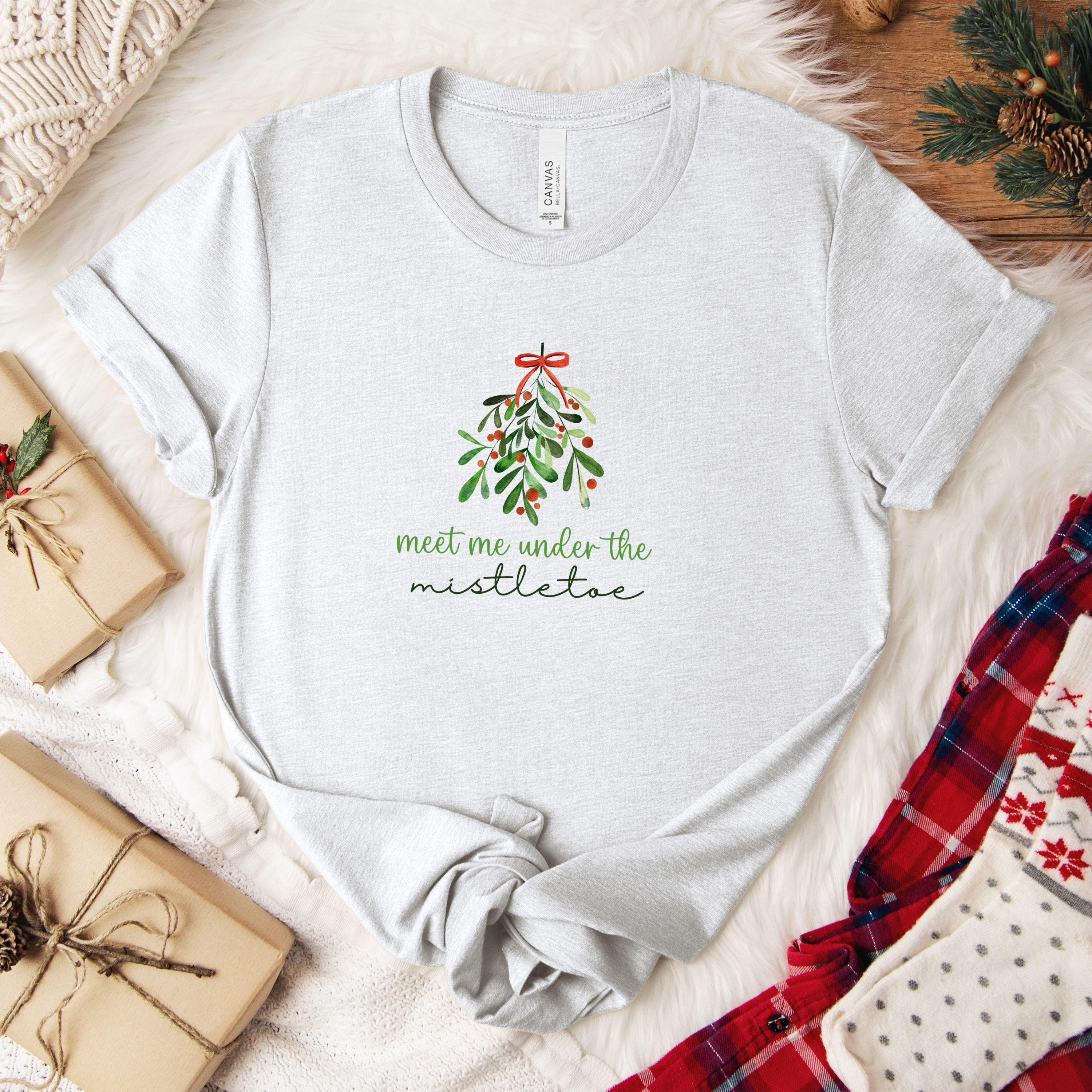 Meet Me Under the Mistletoe Digital Download Png Jpeg Pdf Kiss Me at ...