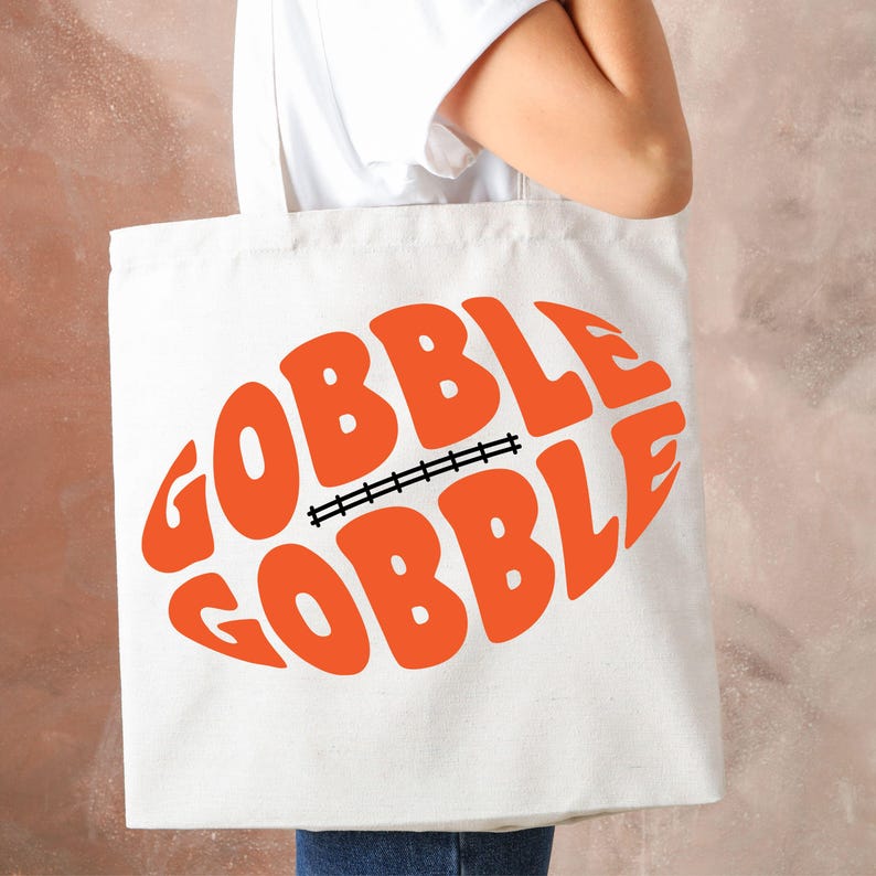 Gobble Gobble Football Design Digital Download Png Jpeg Pdf Svg ...