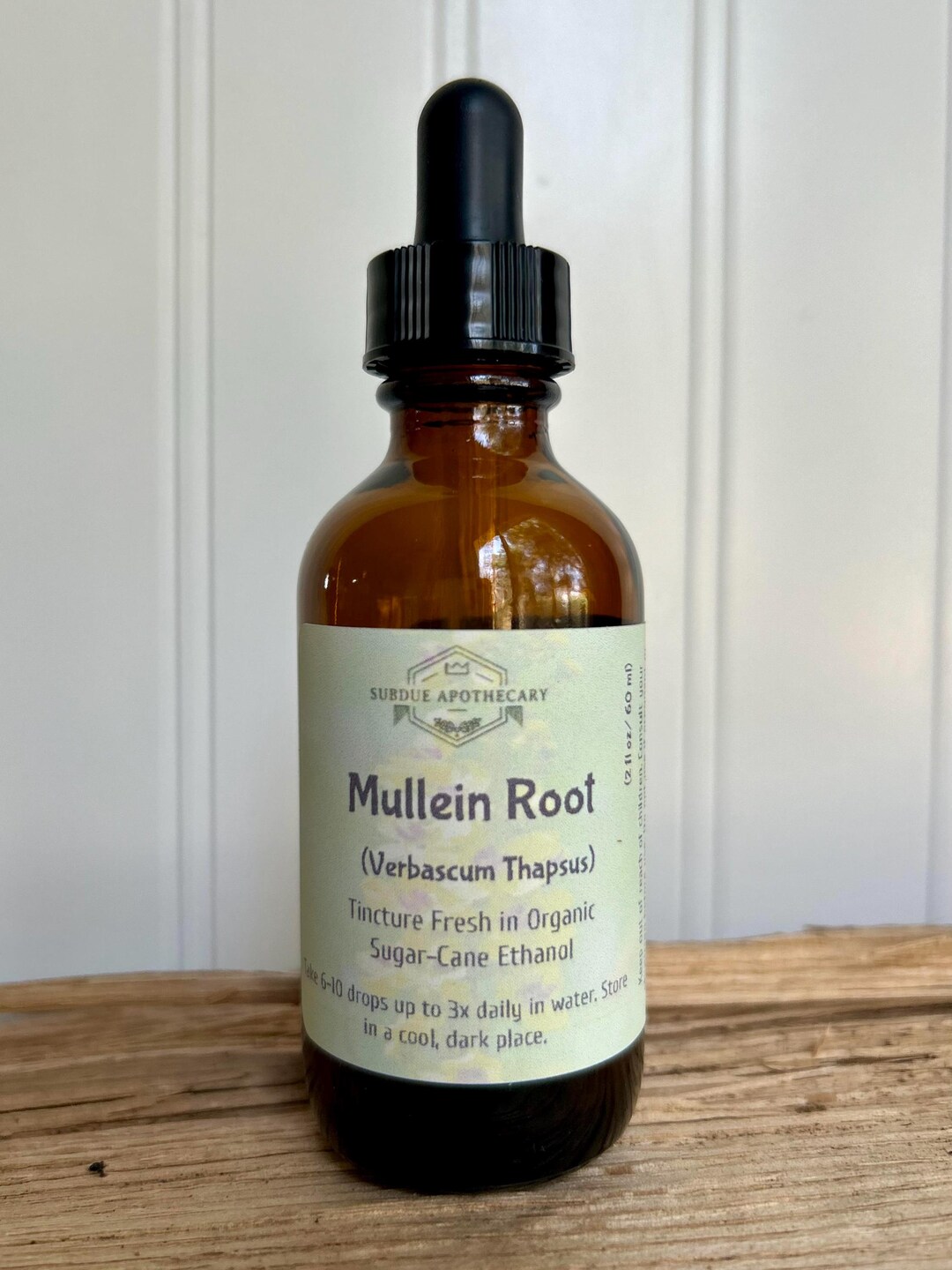 Mullein Root Tincture, Verbascum Thapsus, Herbal Tincture, Herbal ...
