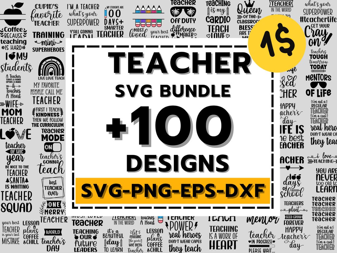 Teacher Svg Bundle, Teacher Quote Svg, Teacher Svg, School Svg, Teacher ...