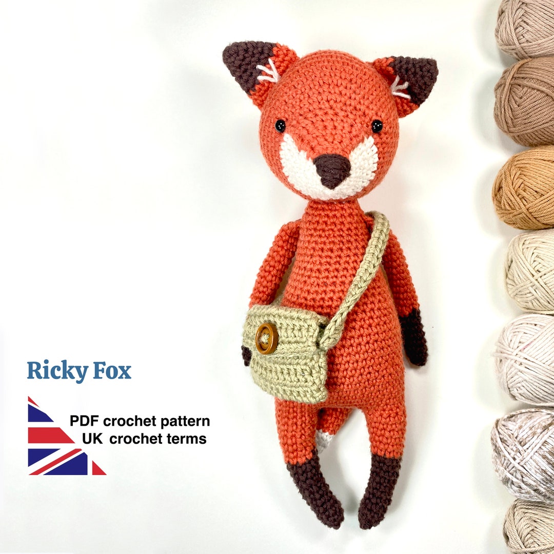 Ricky Fox Amigurumi Crochet Pattern - Digital Download - Etsy