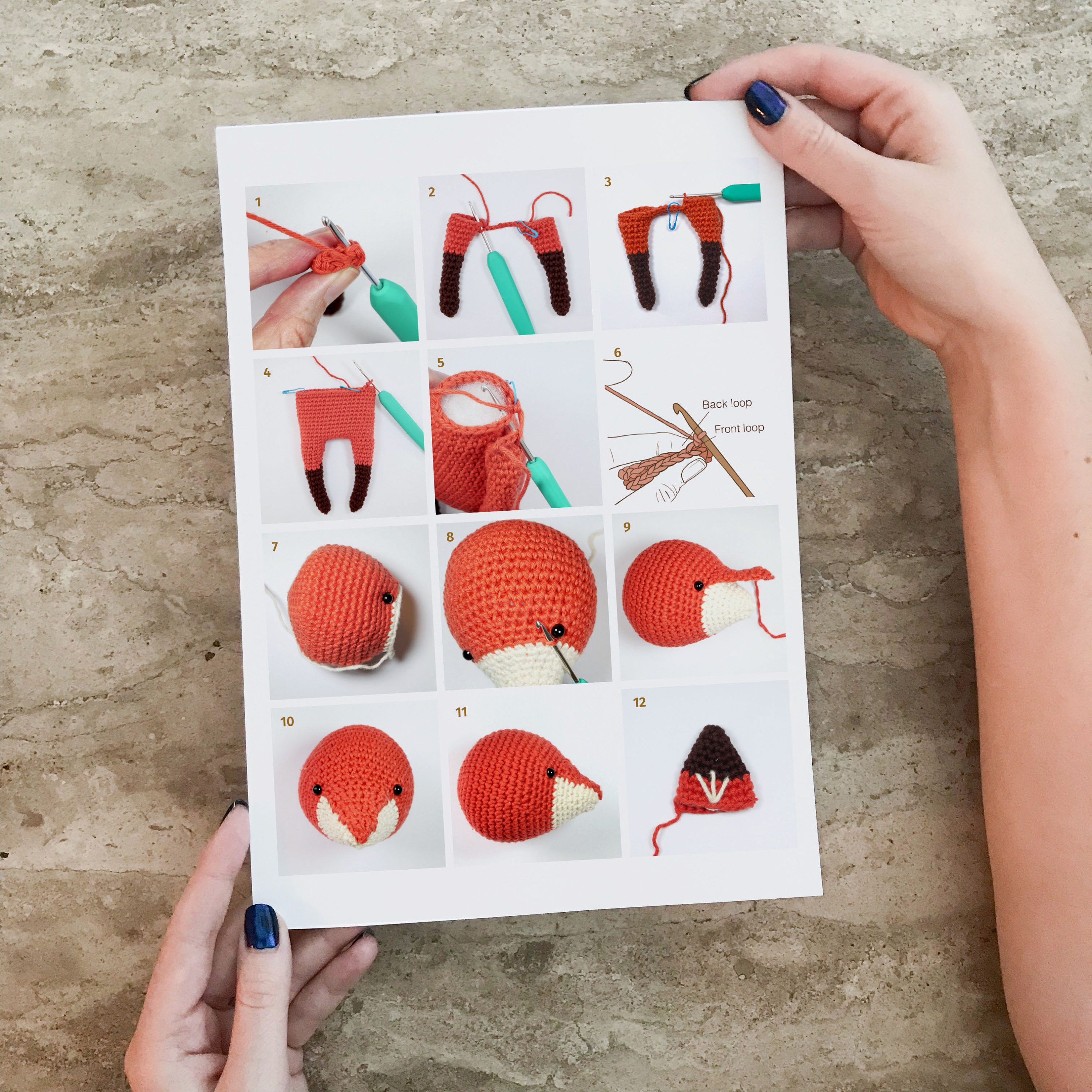 Ricky Fox Amigurumi Crochet Pattern Digital Download - Etsy