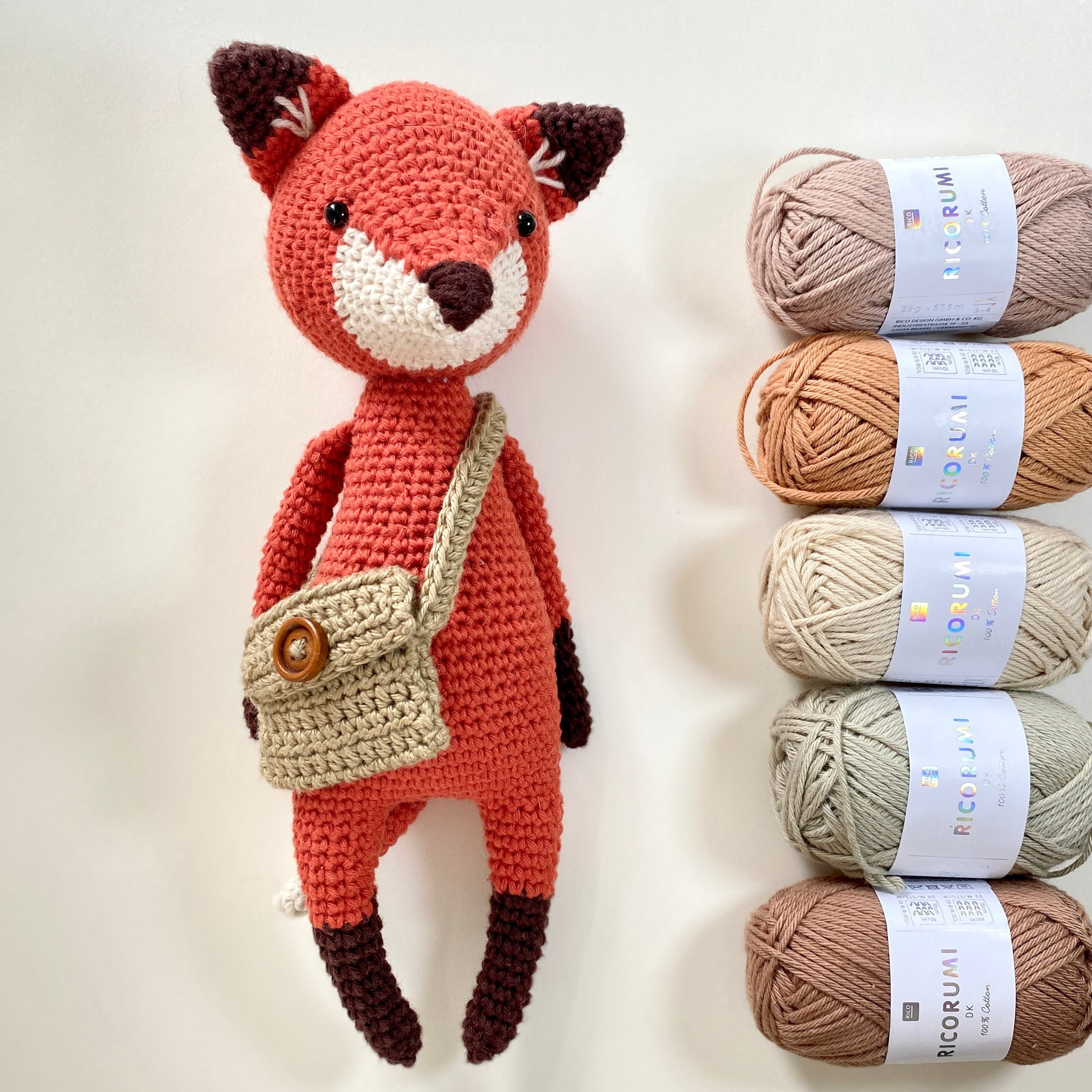 Ricky Fox Crochet Pattern Amigurumi PDF Pattern Only - Etsy