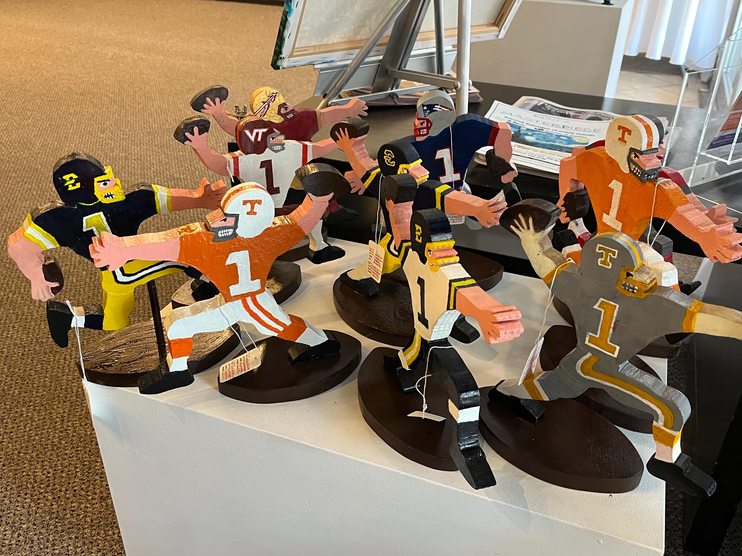 New England Patriots Running Back Statue, Handmade and Hand Painted for ...