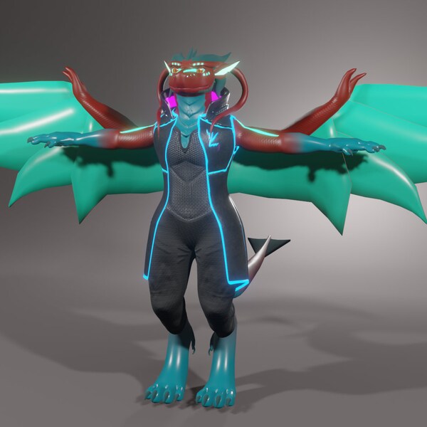 Furry Vrchat Avatar - Etsy