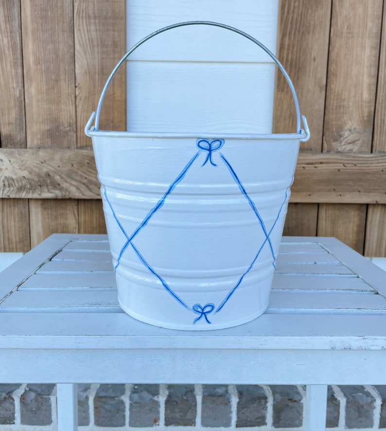 Hand Painted Personalized Easter Bucket - Etsy