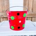 Hand Painted Personalized Christmas Bucket - Etsy