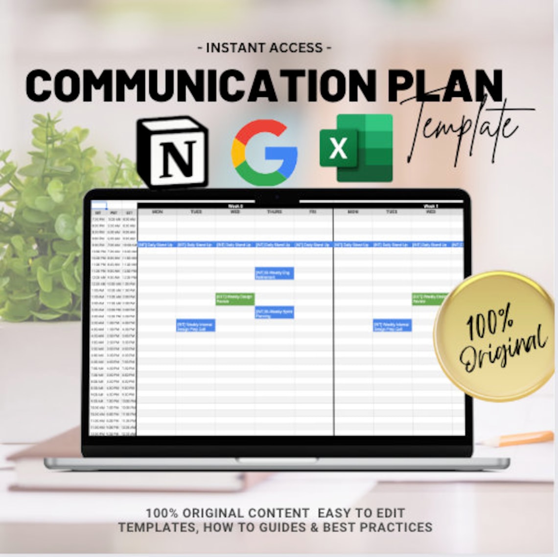 Project Communication Plan Template | Project Management Templates ...