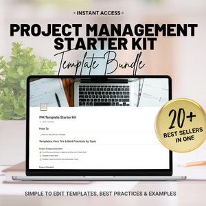Project Management Template Bundle | 20+ Starter Kit (instant Download ...