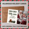 Funny Crying Baby Meltdown Christmas Card Template: Customizable - Etsy