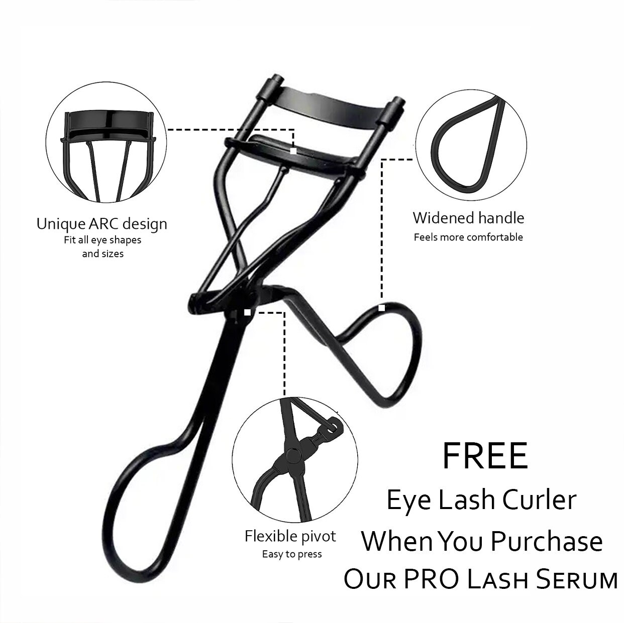 Voila Pure PRO Eyelash Growth Serum Lash & Brows Boost Enhancer Serum ...