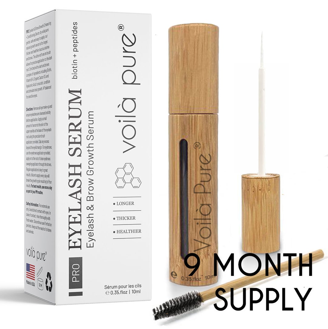 Voila Pure Pro Eyelash Growth Serum Lash And Brows Boost Enhancer Serum