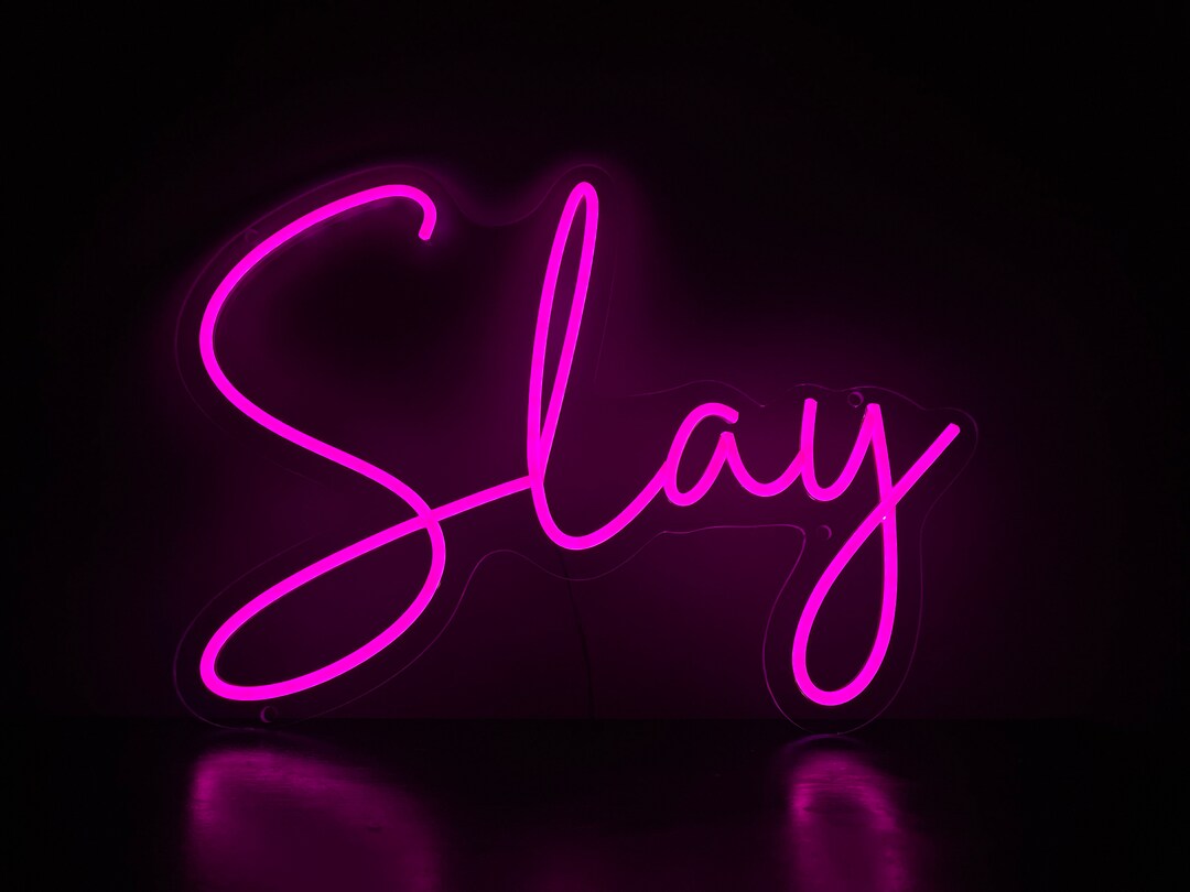 Slay Rupaul's Drag Race Neon Sign, Flashing Custom Neon Sign With ...