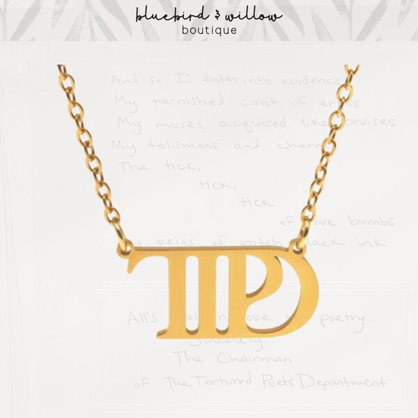 Ttpd Charm Necklace - Etsy