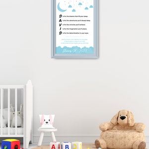 Custom Poem Wall Poster for Bedrooms and Nursery - Etsy