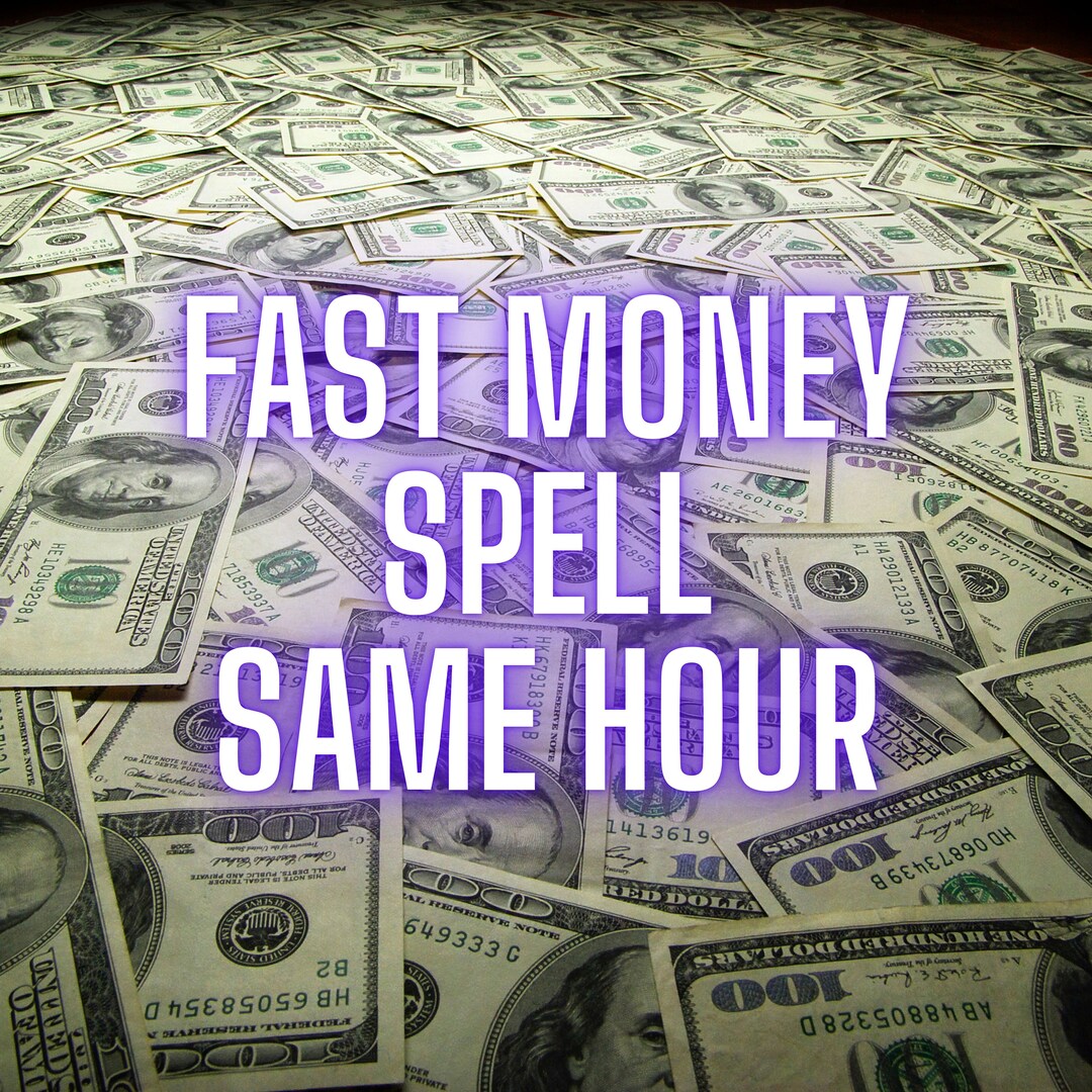 SAME HOUR, Fast Money Spell, Get Rid of Debts, Money Spell, White Spell ...