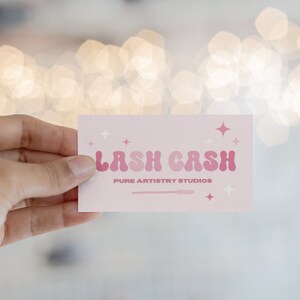 Gift Certificate Diy Lash Cash for Lash Techs, Lash Cash Card, Lash ...