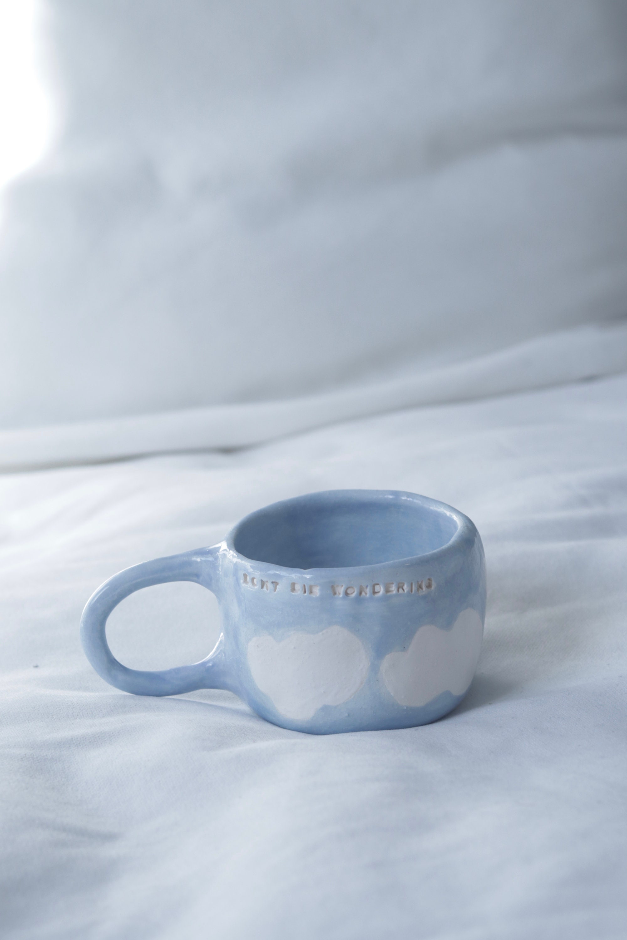 Cloud Mug, Handmade Custom Cloud Mug, Coffee Clay Mug, Personalized ...