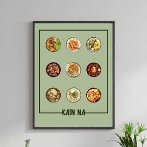 Kain Na | Filipino Food Poster - Etsy