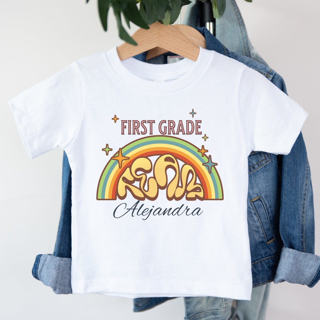First Grade Team Shirt, Custom Shirt Giftful, Custom Nameshirt, 1st ...