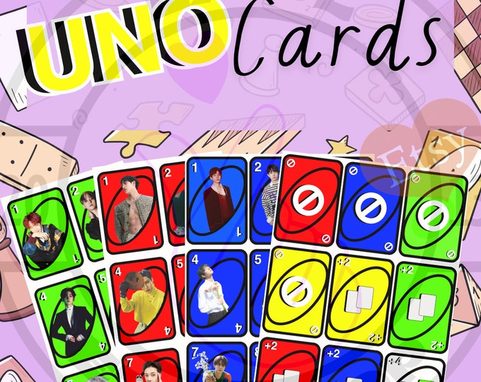 Custom K-pop UNO Cards - Etsy