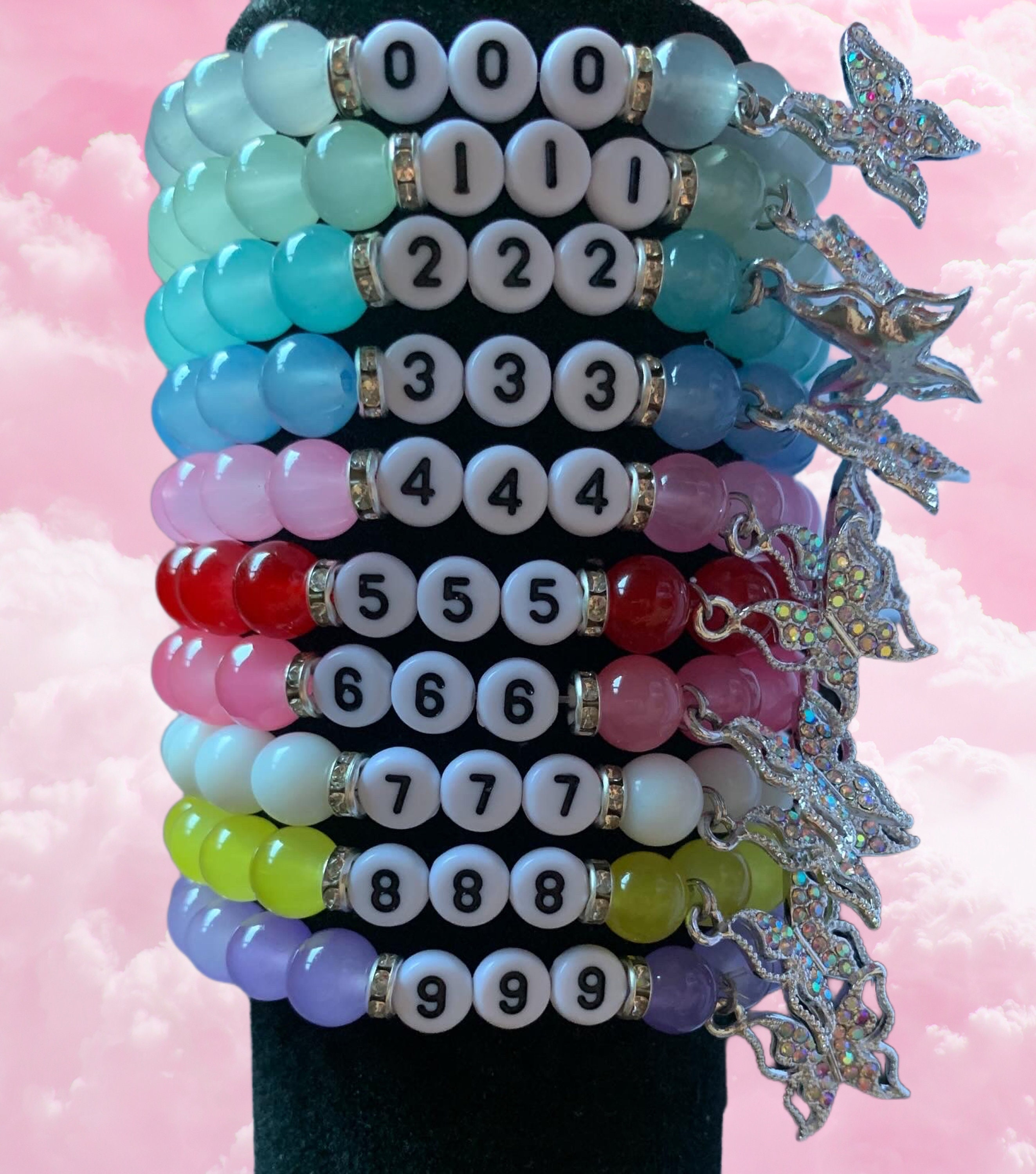 Angel Number Bracelets - Etsy