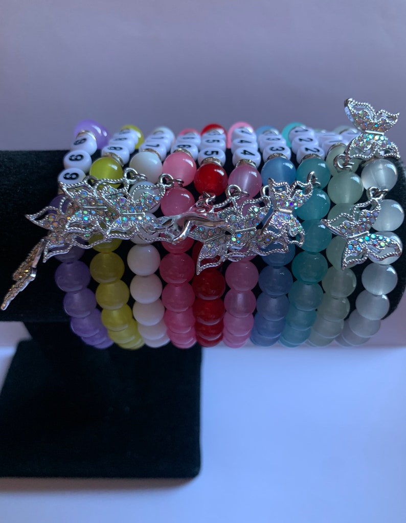 Angel Number Bracelets - Etsy