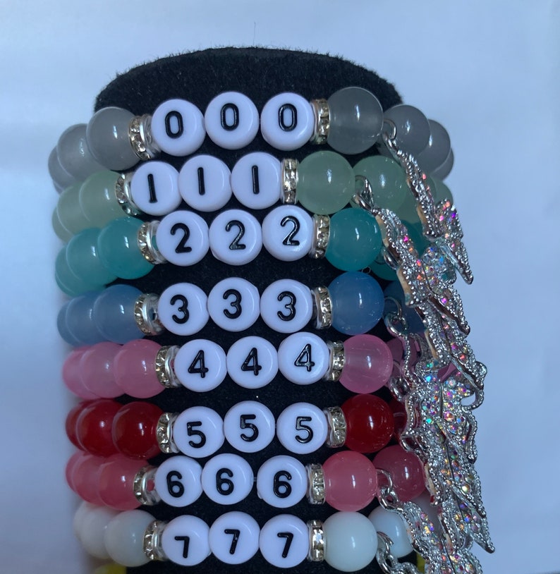 Angel Number Bracelets - Etsy
