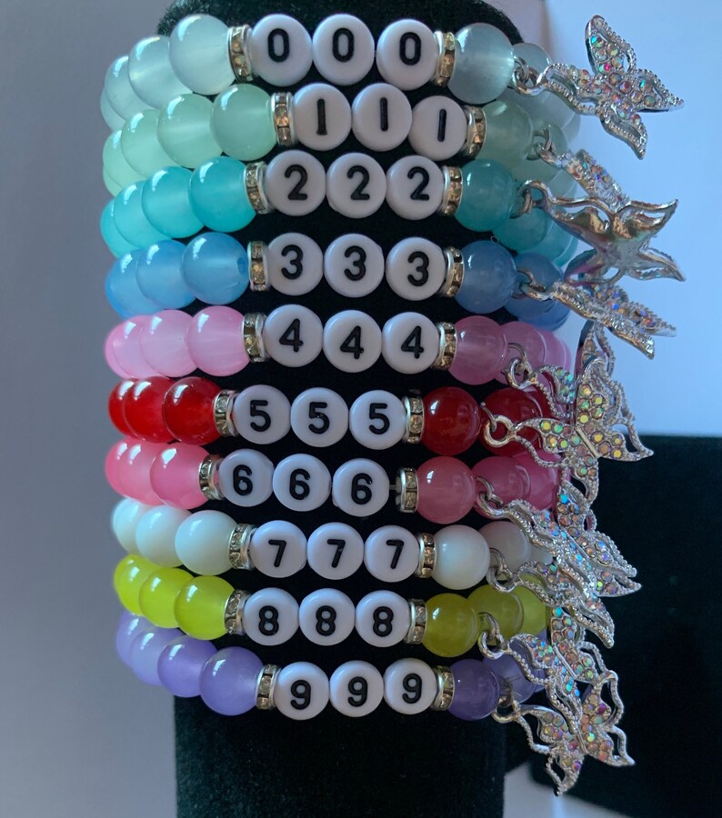 Angel Number Bracelets - Etsy