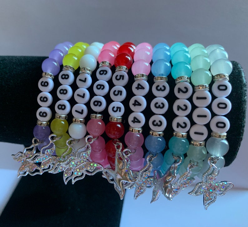 Angel Number Bracelets - Etsy
