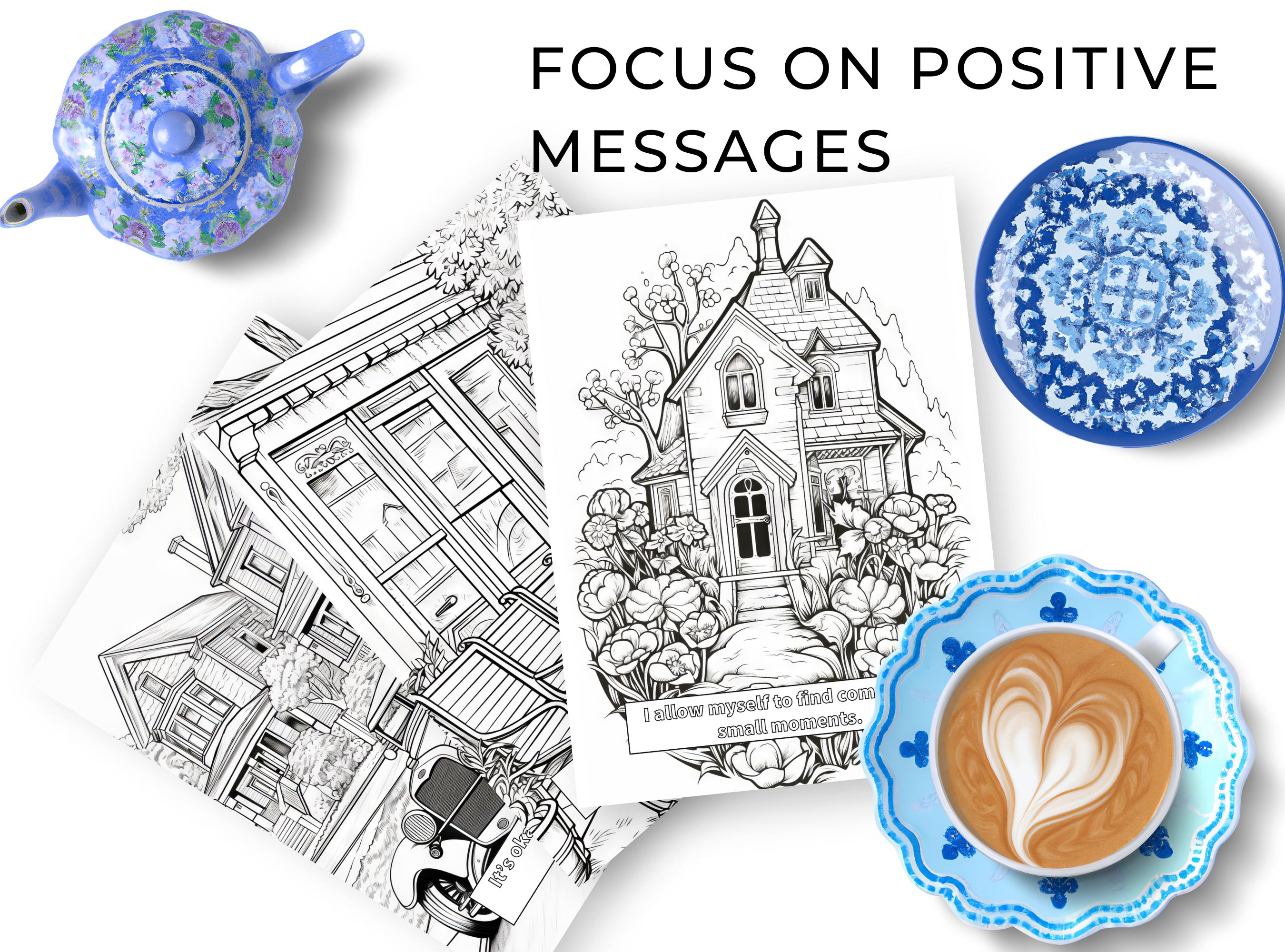 Coloring Pages for Grief, Bereavement Coloring Sheets, Peaceful Scenes ...