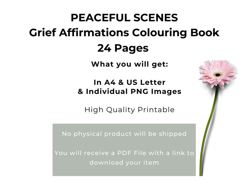 Coloring Pages for Grief, Bereavement Coloring Sheets, Peaceful Scenes ...