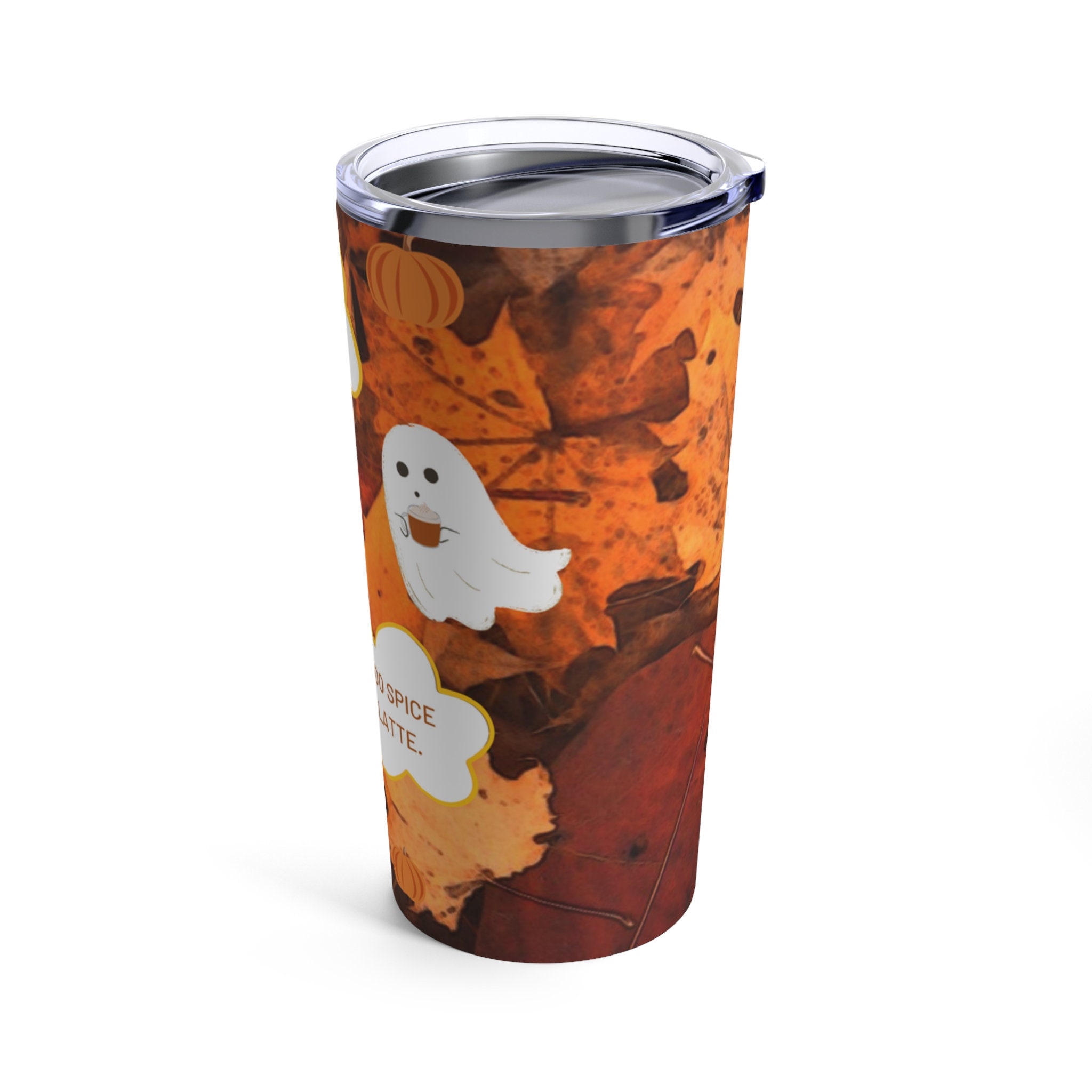 Boo Spice Latte Skinny Tumbler Keep Your Drinks Hot or Cold - Etsy