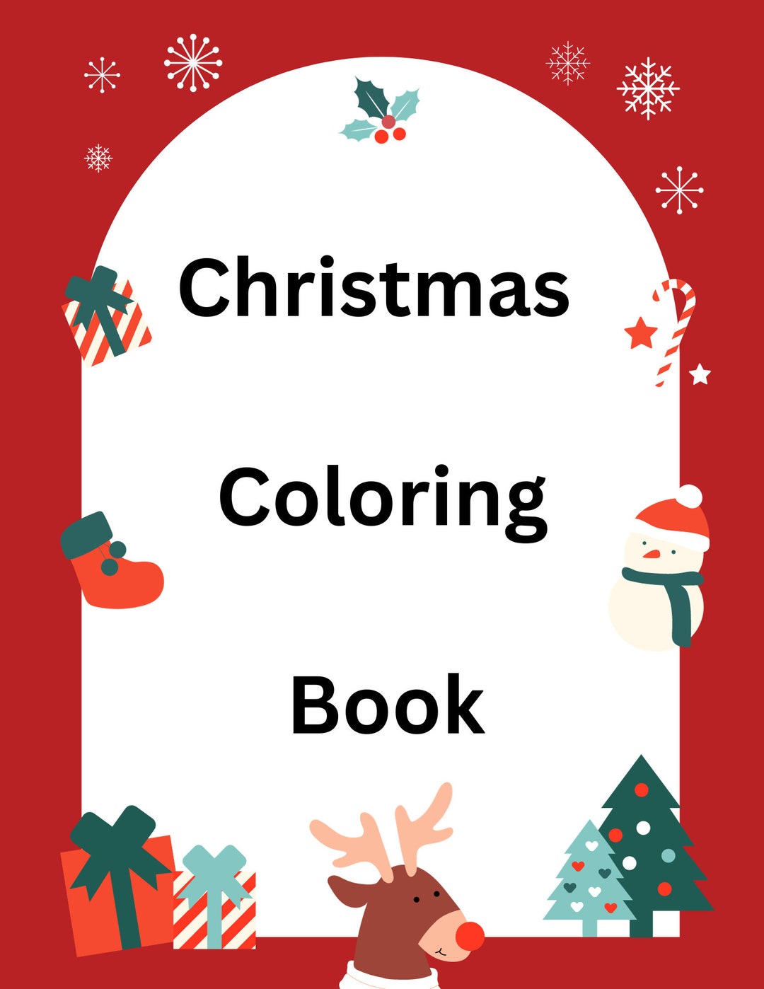Christmas Coloring Book - Etsy